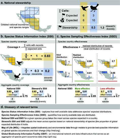 Ssii And Ssei Metrics Of Biodiversity Data Coverage And Effectiveness