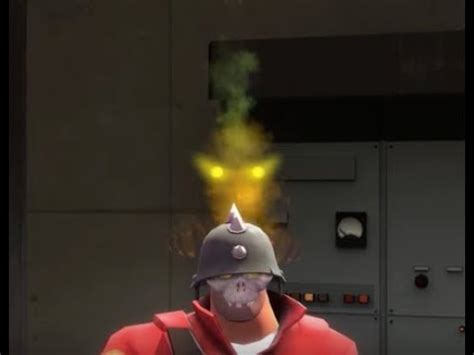 Tf2 Unusual Eldritch Flame Hellmet Youtube