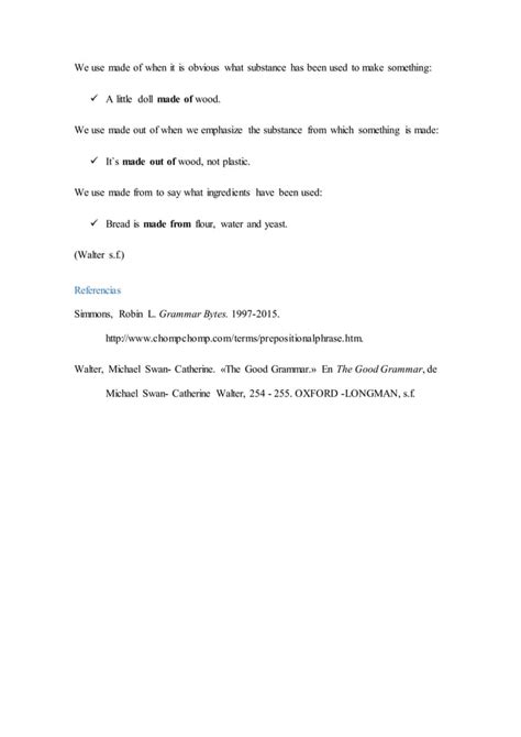 The Prepositional Phrase 5 Docx