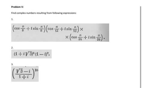Solved Complex Variables Exercises Problem Find Complex Chegg