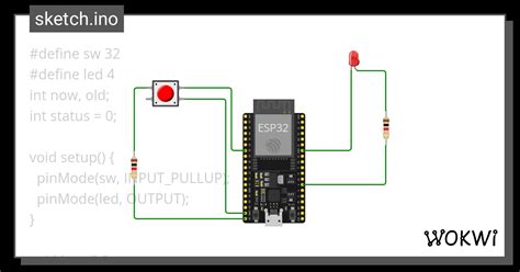 Toggleswitch Wokwi Esp32 Stm32 Arduino Simulator