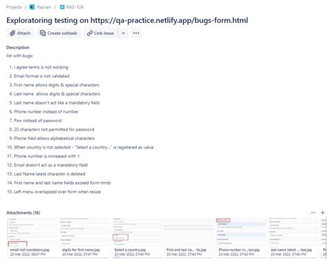 Itf Manual Testing Final Project Example And Portofolio Qa Practice Bugs Form Reported Bugs Md