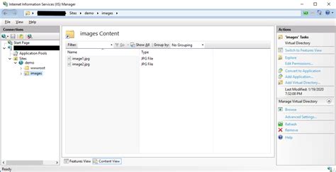 Mvc I Cant Displaybrowser My Images In Virtual Directory In Iis Stack Overflow