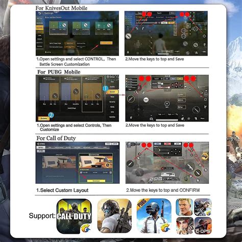 6 Trigger Pubg Mobile Controller Mobile Game Controller For Pubg With 6
