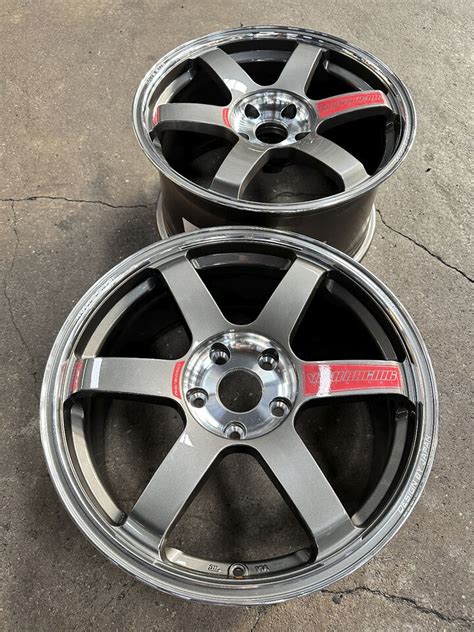 18 Staggered Aow Te37 Sl 5x120 Bmw 4 Wheel E90 E92 F30 F32 F10 E46 E36 Z4 Forged Aluminum