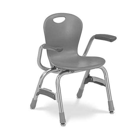 Virco Zuma Arm Stacking Chairs 13h Trade West