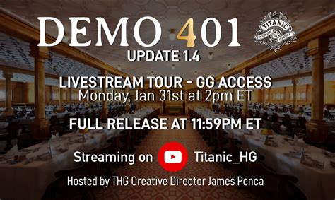 Titanic Honor And Glory On Twitter 2nd And 3rd Class Spaces Are Coming To Demo 401 Join