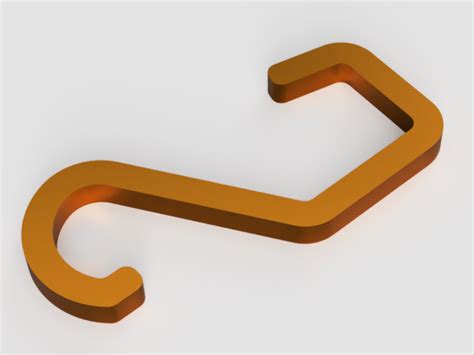 Rectangular Beam S Hook By Zaden Makerworld