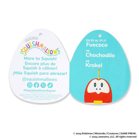 Pokémon Fuecoco Plush Jazwares