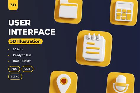 Premium User Interface 3d Illustration Pack From User Interface 3d Illustrations