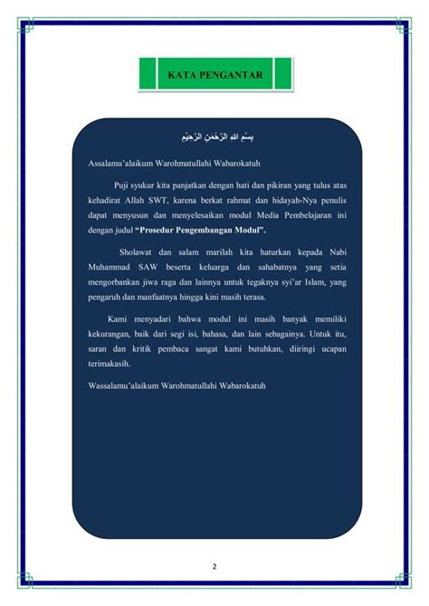 Modul Prosedur Pengembangan Modul Pdf