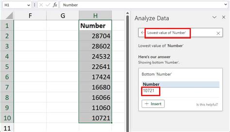 How To Find The Lowest Number In Excel