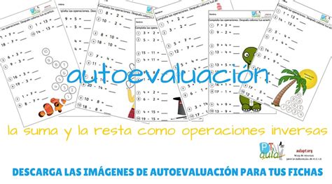 todo un mundo por aprender suma y resta como operaciones inversas