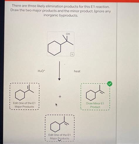 Solved There Are Three Likely Elimination Products For This