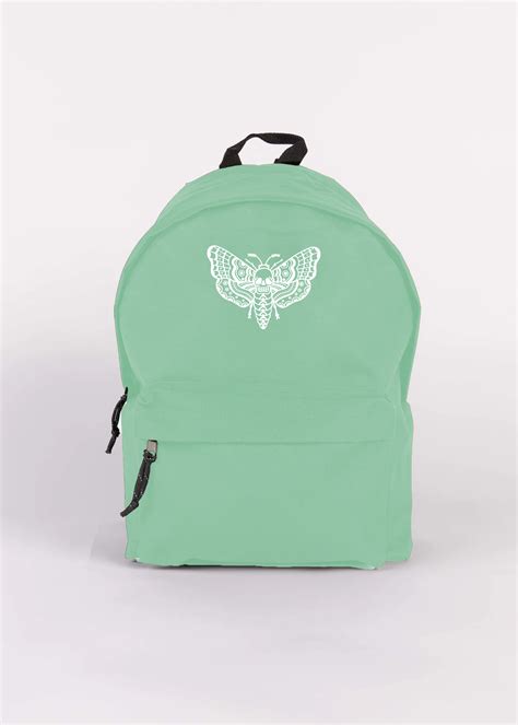 Death Moth Backpack Mint Bad Monday Apparel