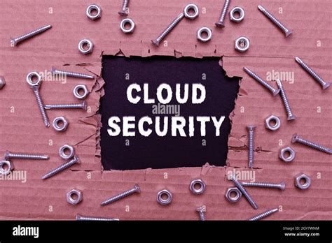 Text Showing Inspiration Cloud Security Business Concept Imposing A Secured System Of Existing