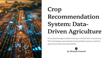 Crop Recommendation System Data Driven Agriculture