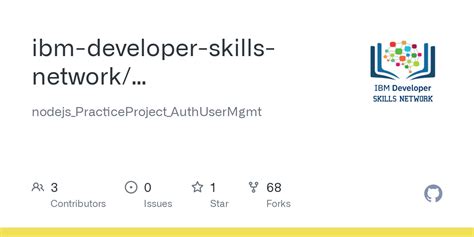 Github Ibm Developer Skills Networknodejspracticeproject