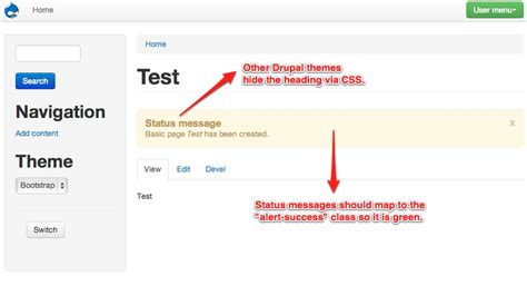 Drupal Message Types Do Not Map To The Appropriate Bootstrap Alert Type