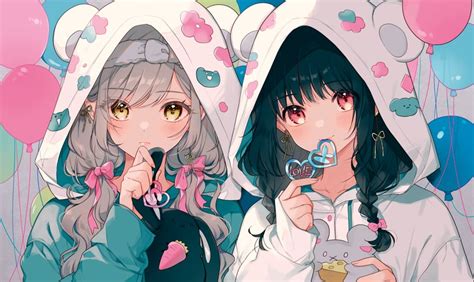 Kawawa Sakurako And Yamabuki Kasumi Futaribeya Drawn By Yukiko
