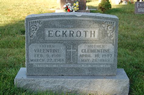 Clementine Thomas Eckroth 1907 1988 Find A Grave Memorial