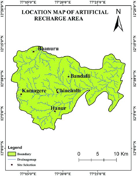 Location Map Of Artificial Recharge Area Download Scientific Diagram