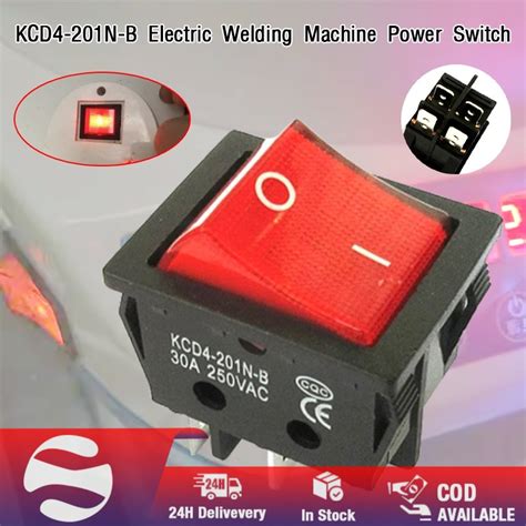 Welding Machine Power Switch 4pin 30a 120 250vac Electric Heater Switch On Off Shopee Philippines