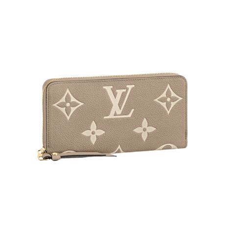 루이비통 지피 월렛 바이컬러 모노그램 앙프렝뜨 투르트렐 그레이 크림 Louis Vuitton Kream