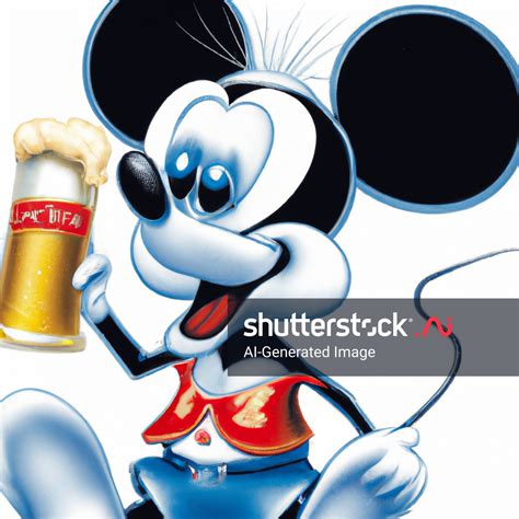 Mickey Mouse Drinking Michelob Ultra Ai Generated Image 2371963197 Shutterstock