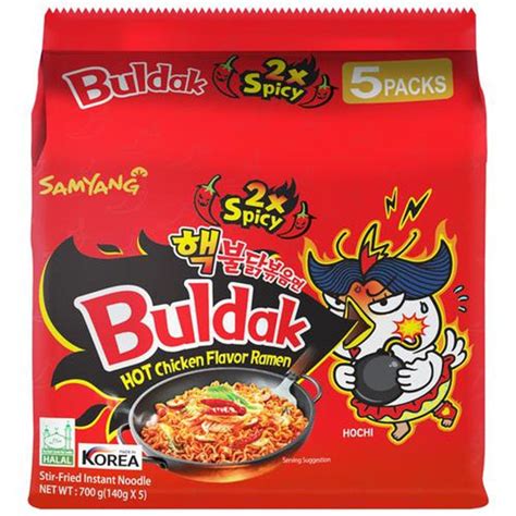 Buldak 2x Spicy Hot Chicken Flavor Ramen Instant Stir Fried Noodle