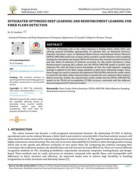 Pdf Integrated Optimized Deep Learning And Reinforcement Learning For Fiber Flaws Detection