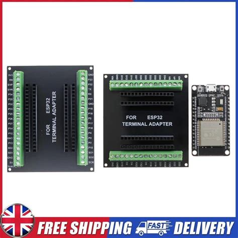 Esp32 Module Cp2102 Chip Nodemcu 32s Lua 38pin Gpio Expansion Board £5