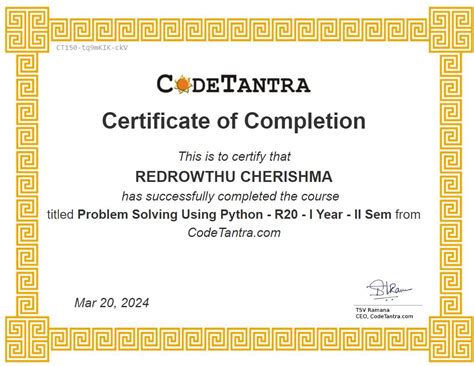 Redrowthu Cherishma On Linkedin Codetantra Python Pythonprogramming Skilldevelopment