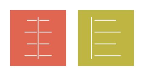 Center Align And Left Align Icon 33008194 Vector Art At Vecteezy