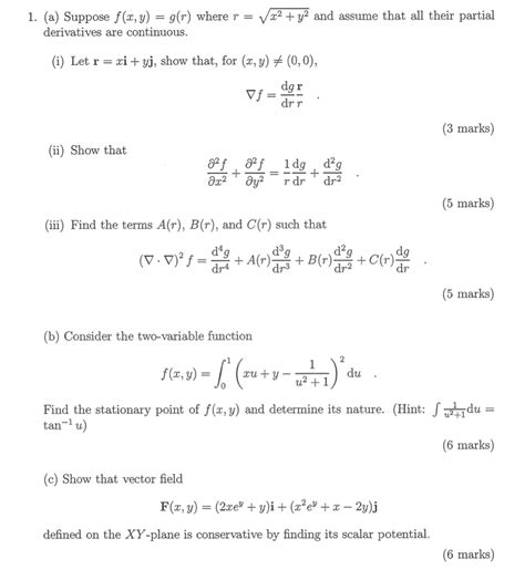 Solved A Suppose F X Y G R Where R X Y And Assume Chegg Com