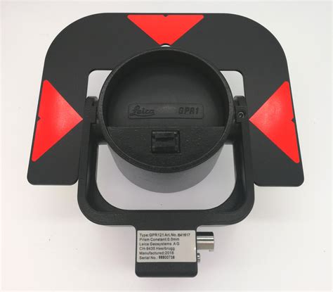 Surveying Circular Prism Total Station Reflector Gpr121 1mm Centering Accuracy