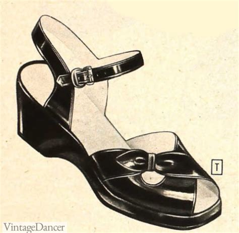 1940s Shoes Styles For Women History