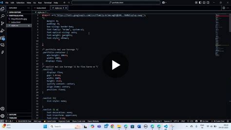 Linkedin Portfolio Project Coding Webdevlopment Freshers Html