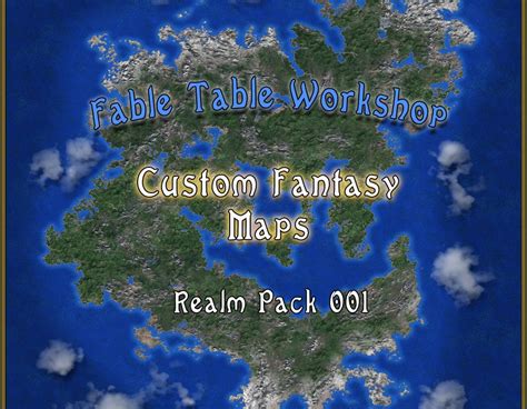 12 Custom Fantasy Realm Maps By Fable Table Workshop Etsy