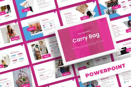 Carry Bag Powerpoint Template Incl Multipurpose And Partners Envato