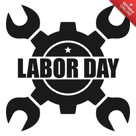 Labor Day Logo Design Template Free Design Template