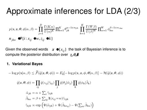Ppt A Collapsed Variational Bayesian Inference Algorithm For Latent