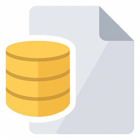 Database Document File Object Icon Download On Iconfinder