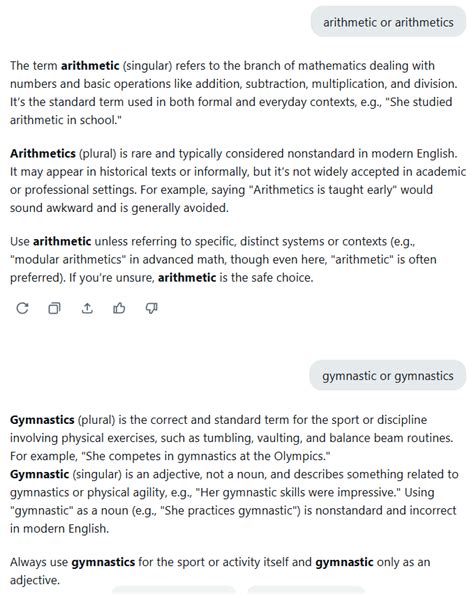 Arithmetic Vs Arithmetics