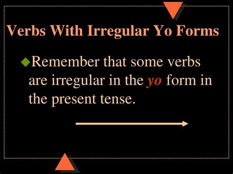 Ppt Verbs With Irregular Yo Forms Powerpoint Presentation Free Download Id 6593216