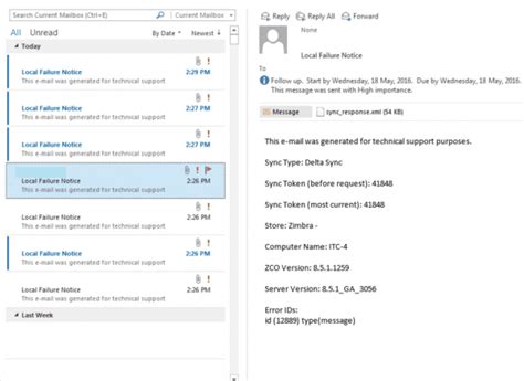 How To Troubleshoot Zimbra Local Failure Message Under Outlook • Data
