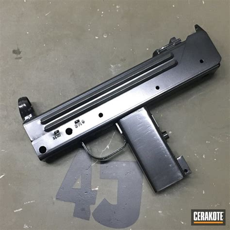 Mac 10 Frame Cerakoted Using Gloss Black Cerakote