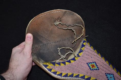 Lot Beaded Single Action Army Holster