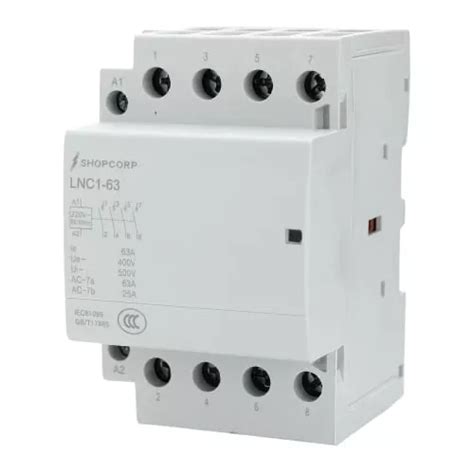 Contactor Iec De 63 Amperios Y 4 Polos Normalmente Abie Cuotas Sin Interés