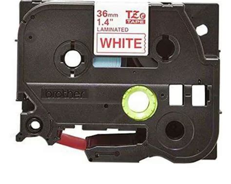 Brother Tze Labelling Tape Cassette Laminated Red On White Mm At Best Price In Gandhinagar